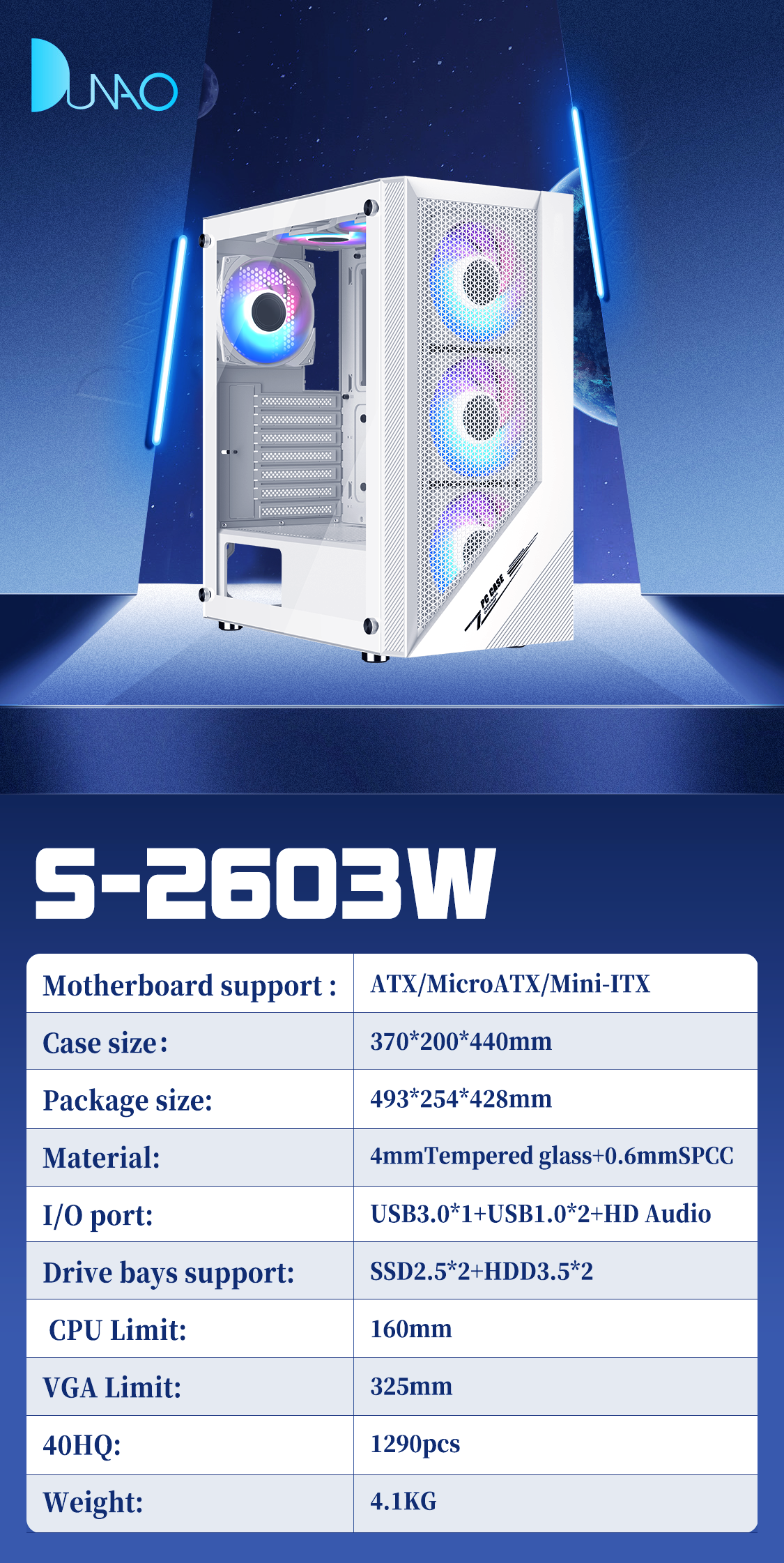 Buy Wholesale China New Design Customizable Atx Gaming Computer Case ...