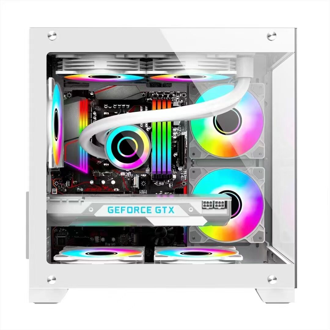 New Computer Gaming Case Accessories Gabinete Gamer Hinge Window Design ...