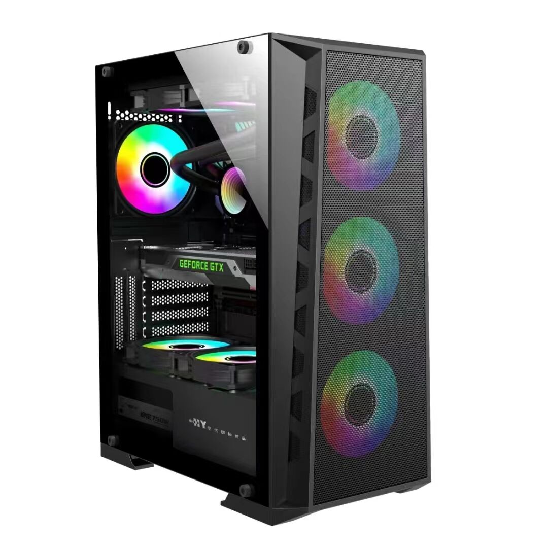 New Computer Gaming Case Accessories Gabinete Gamer Hinge Window Design ...