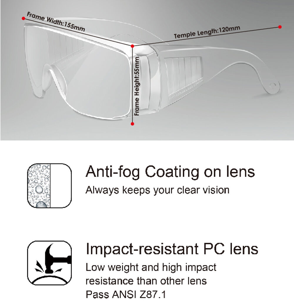 Wholesale Anti-fog Protective Eyewear Safety Goggles, Clear Worker Bees ...