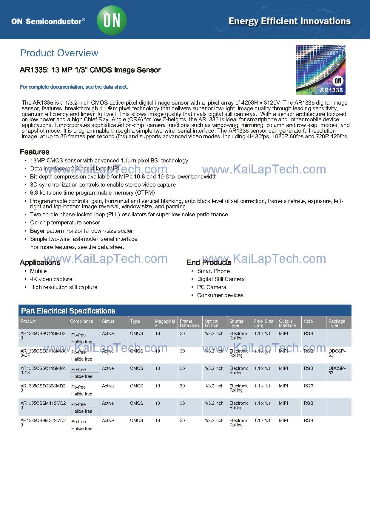 Klt-m3mf-ar1335 Plcc V4.0 13mp Ar1335 Plcc Interface Mipi Foco Fixo ...