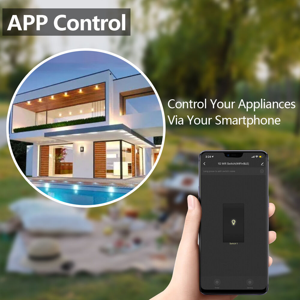 Wifi Curtain Touch Glass Switch Tuya App Wireless Remote Control Smart ...