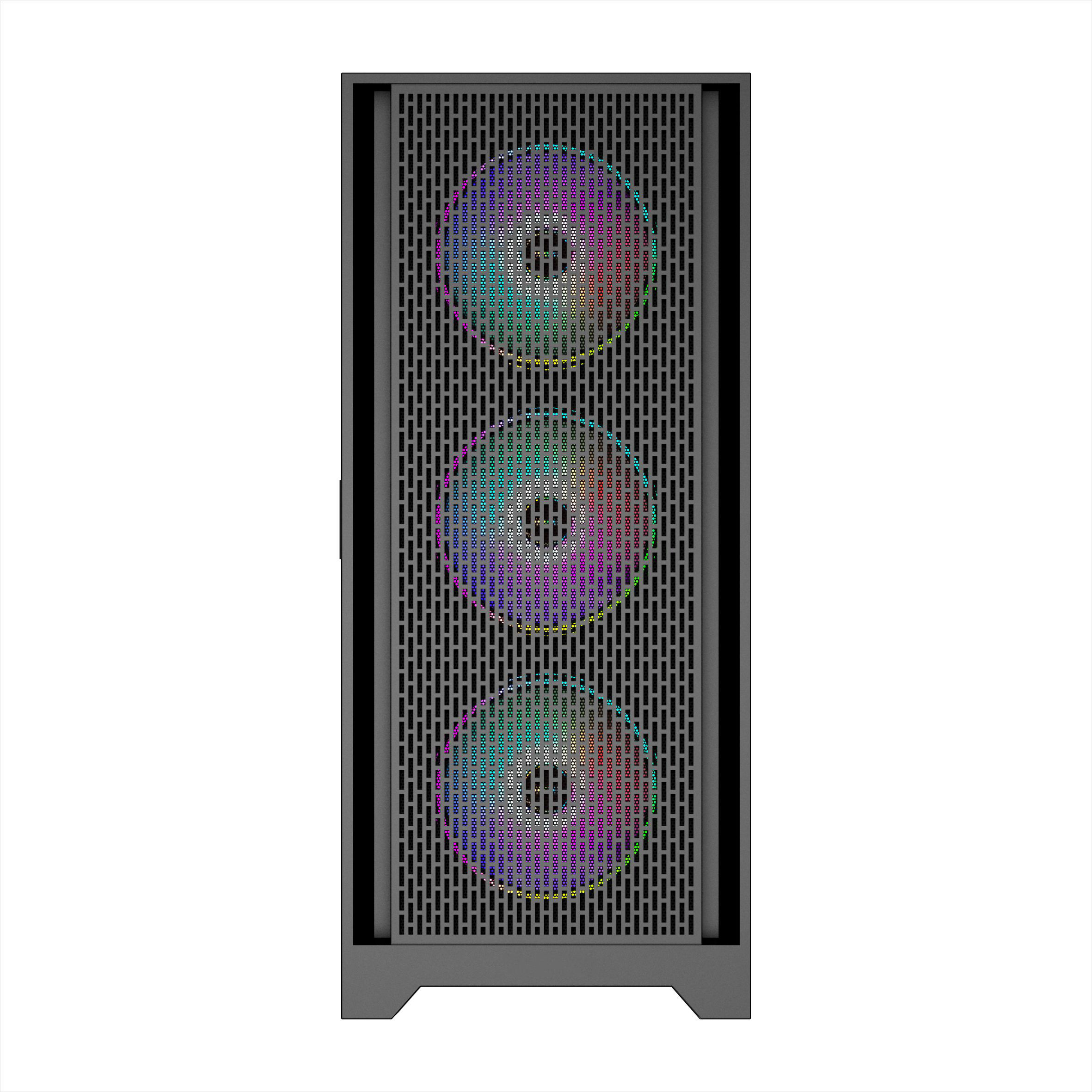 New Model E16c Black Metal Computer Pc Cases Towers Left Sides Glass ...