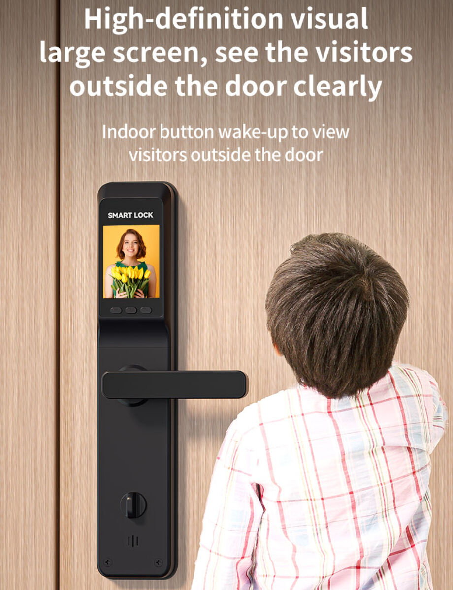 Hotel And School Camera Wooden Keyless Digital Wifi Electronic Qr Code ...