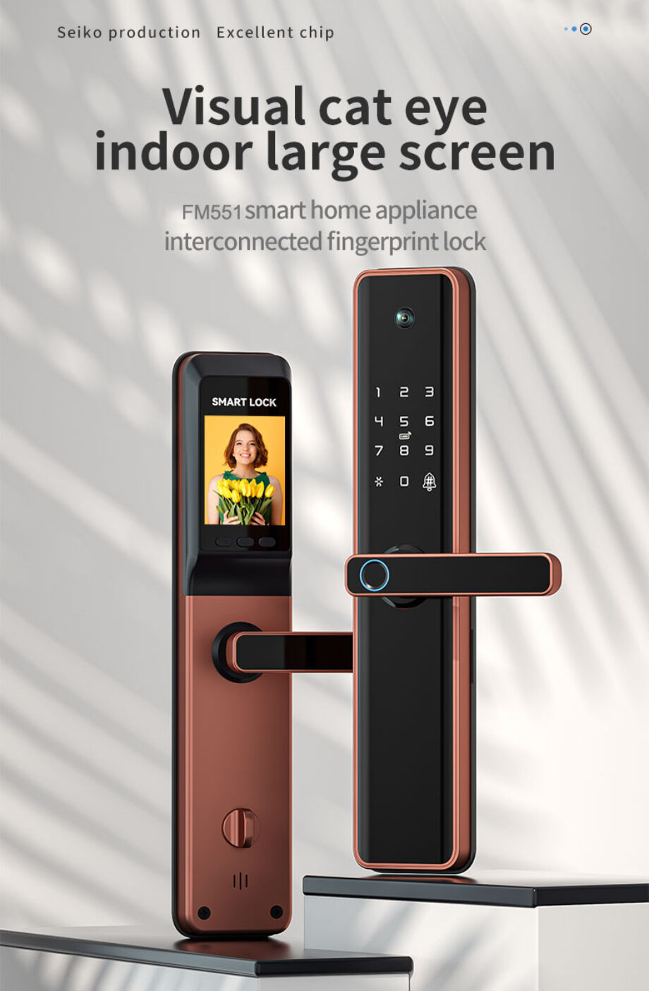 Best Seller Camera Lock Tuya Wifi App Fingerprint Handle Digital ...