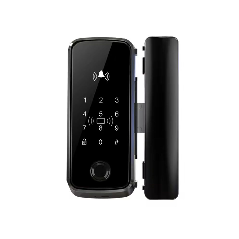 Sinovo Office Glass Door Lock Smart Fingerprint Card Password Remote ...