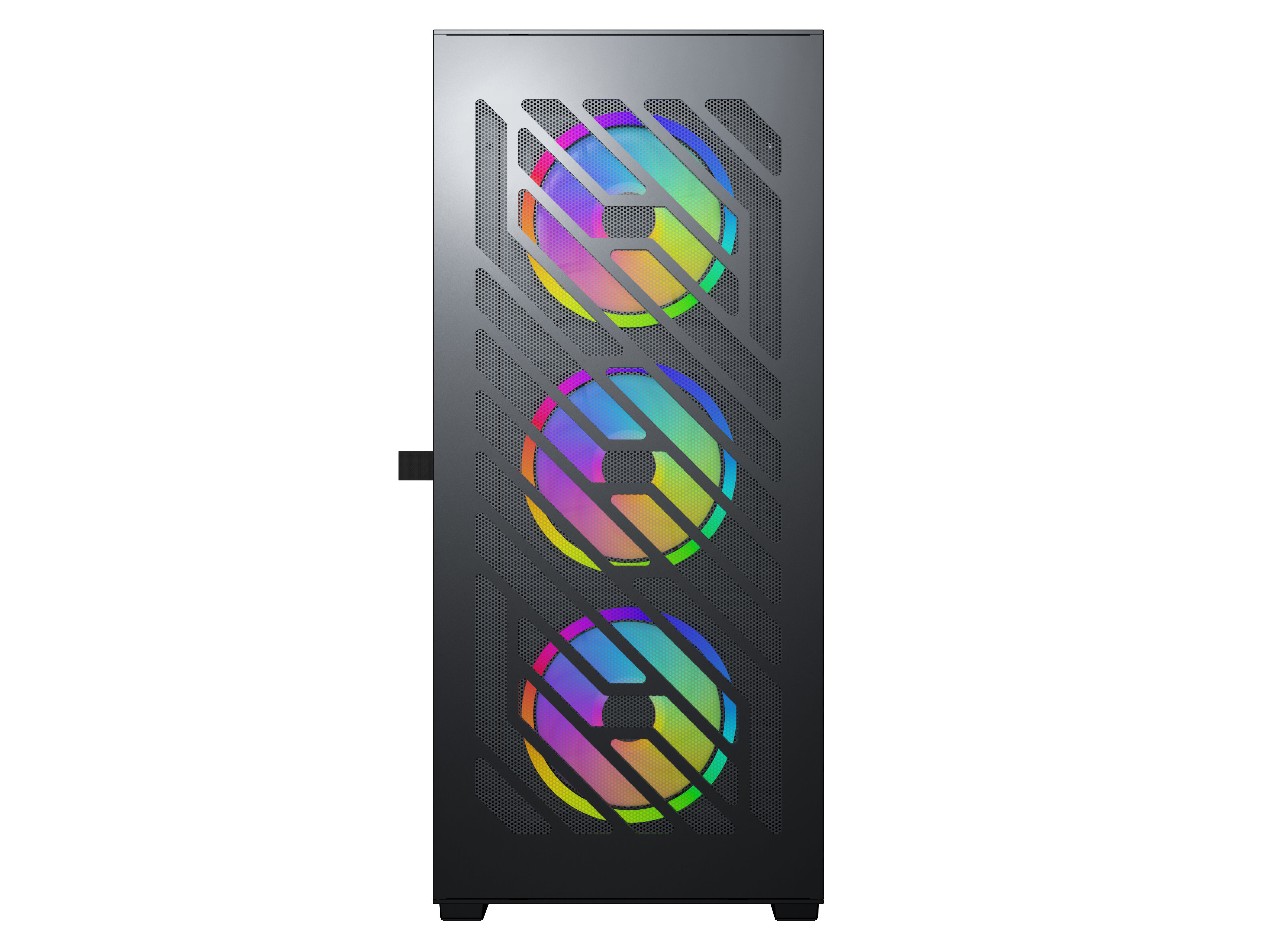 Independent Power Supply Compartment Computer Chassis Tempered Glass ...