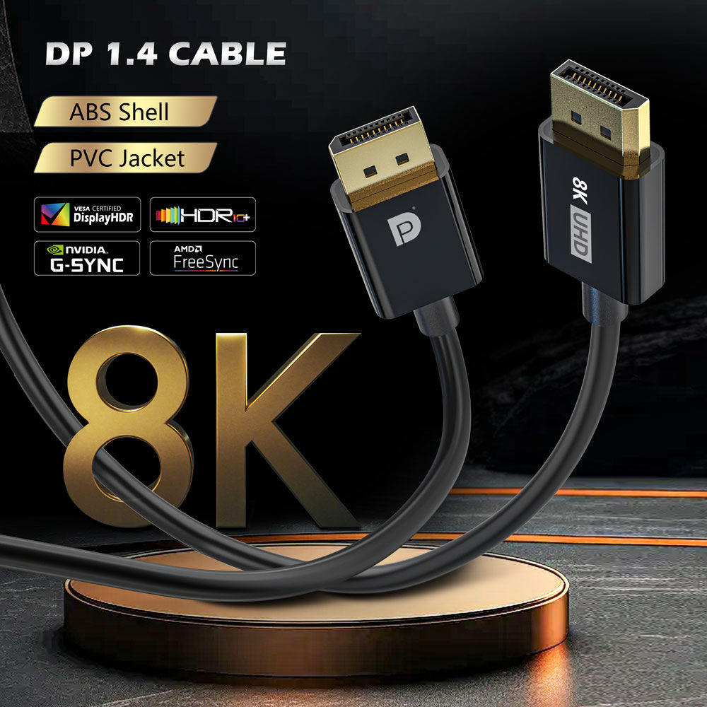 8k Dp [display Port] Cable 1.4 Supports To 8k 60hz,4k 144hz,1080p 240hz ...