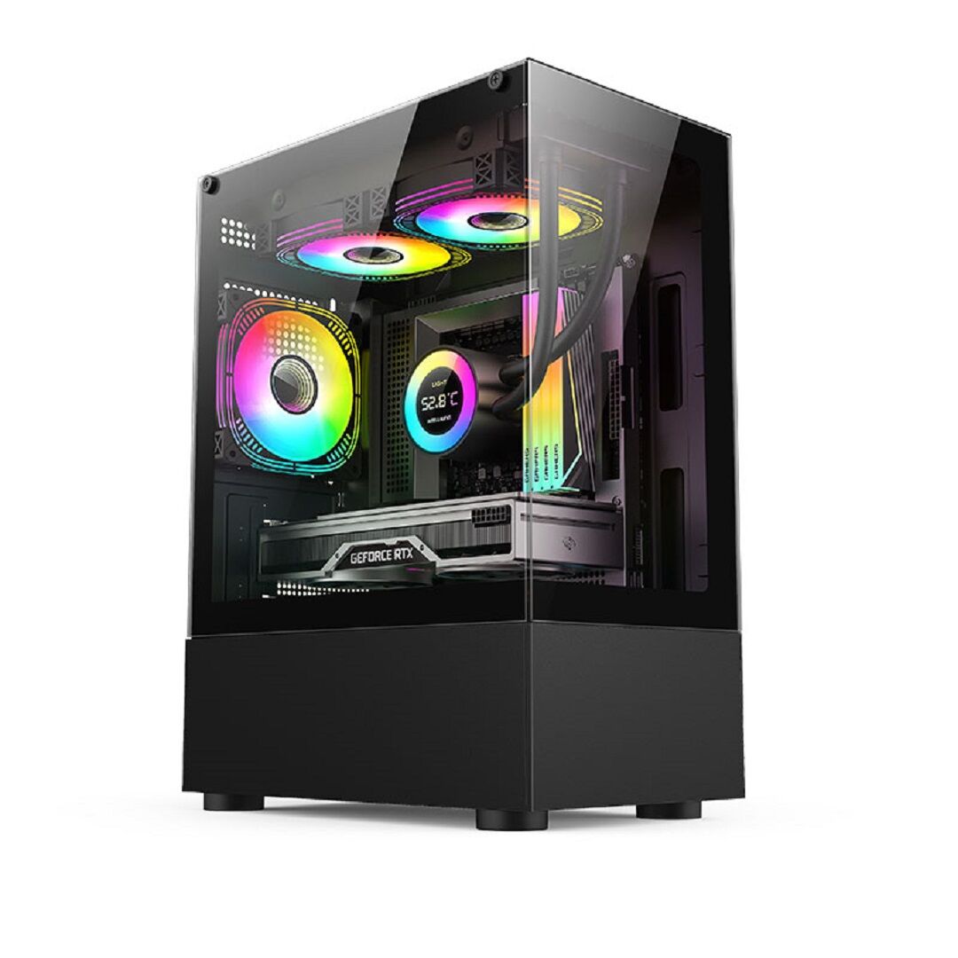 Gaming Full View Case Pc Gaiming Micro Atx Computer Case Gamer Mid ...
