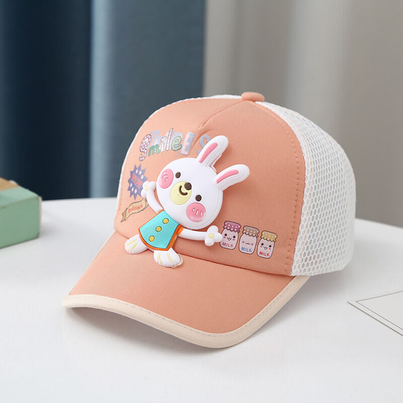 Kids Cartoon White Rabbit Caps Disney Boys Girls Cute Sun Hats Children ...