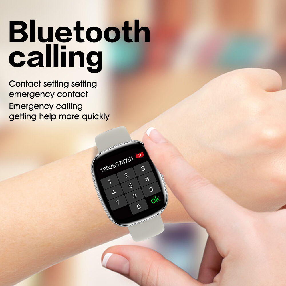 Bluetooth Calling Smart Watch With 1.85inch Tft Screen, Heart Rater ...