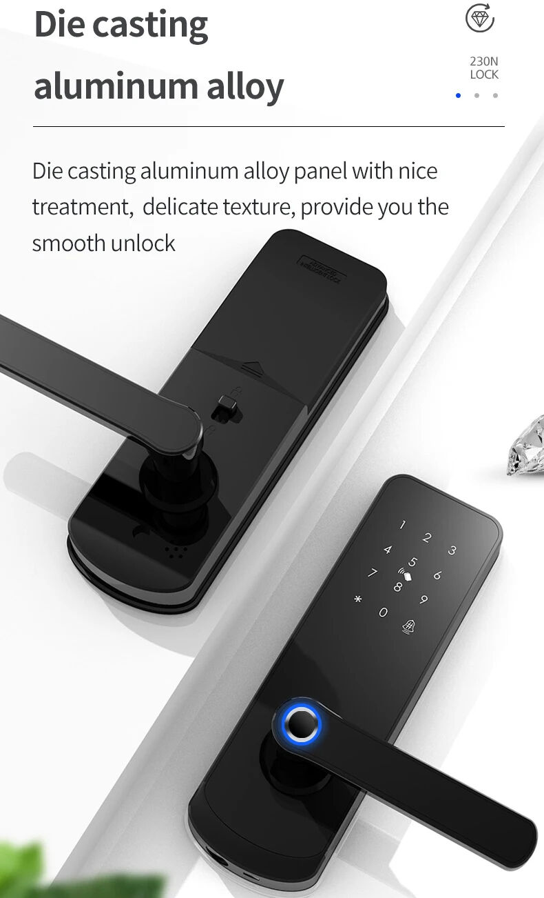 Buy Wholesale China Smart Door Lock Factory Biometric Fingerprint Door ...