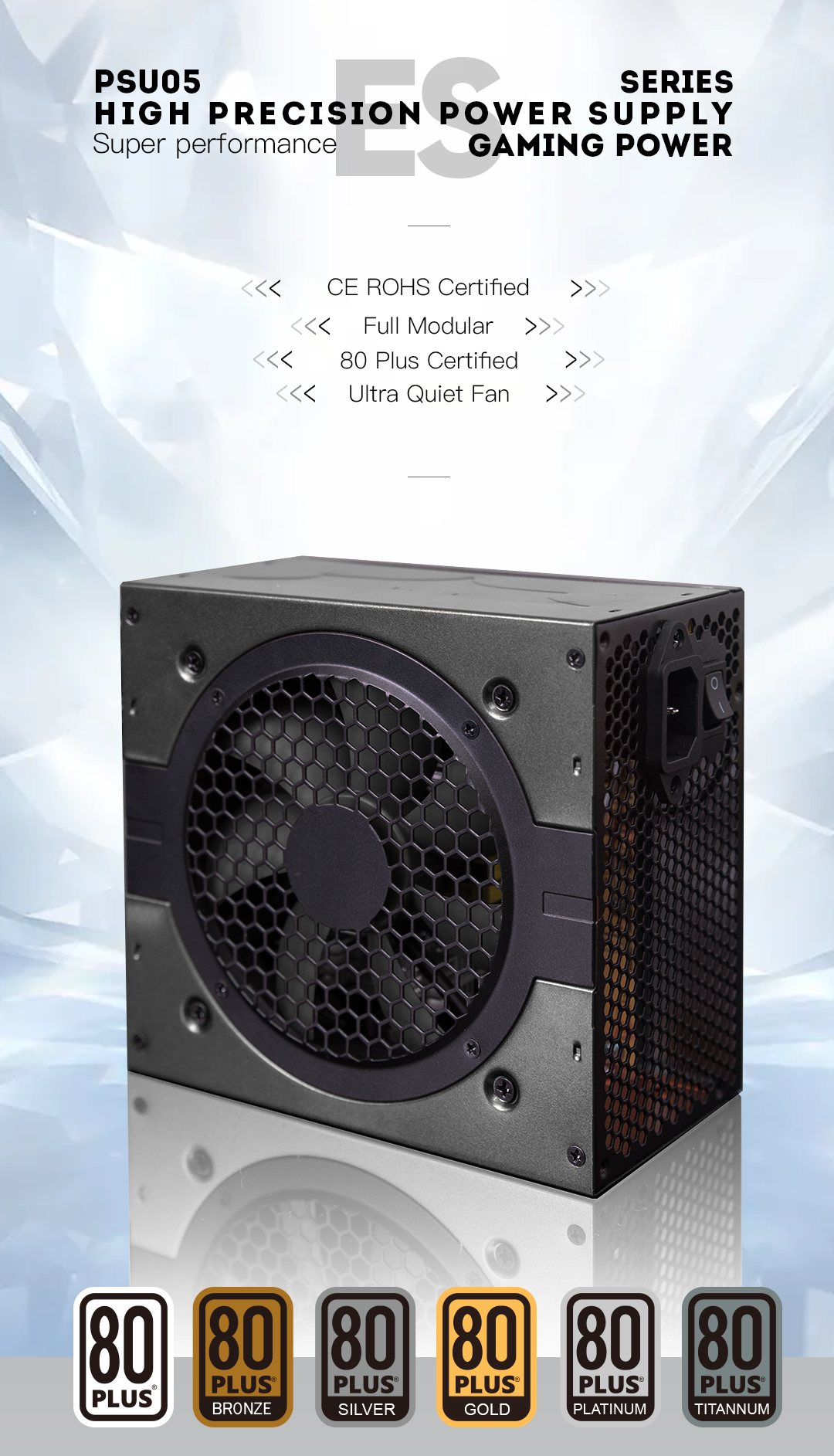 High Quality Pc Atx Power Supply New 600wc 700w 800w Psu 24pin High ...