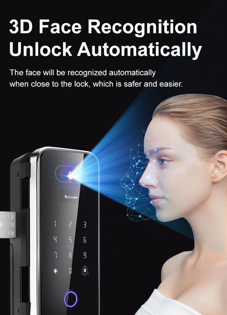 Low Price Automatic Keyless Entry Glass Smart Hook Lock For Sliding ...