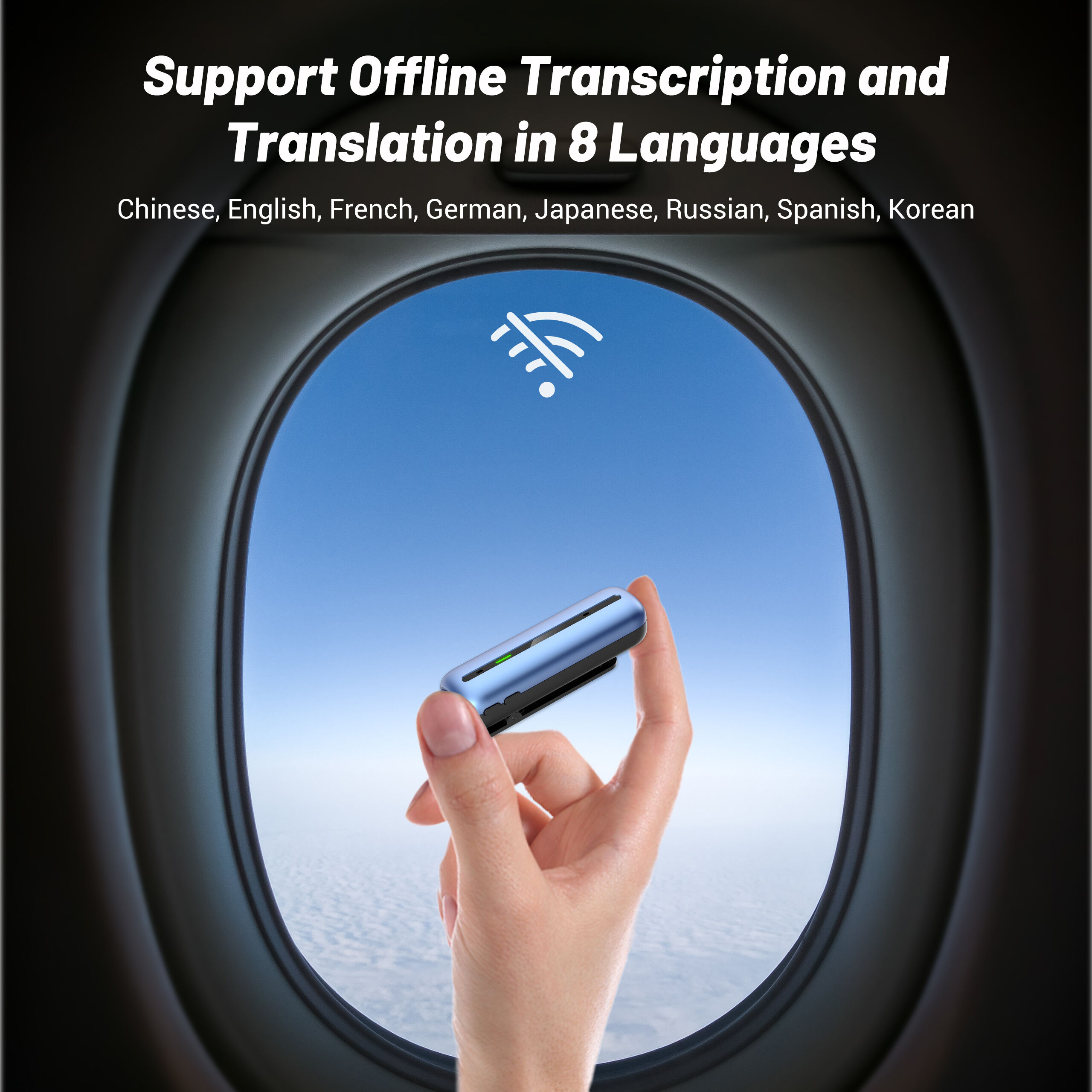 Wooask Manufacturer Sound Recorder Real-time Language Translator Instant Voice Recorder ...