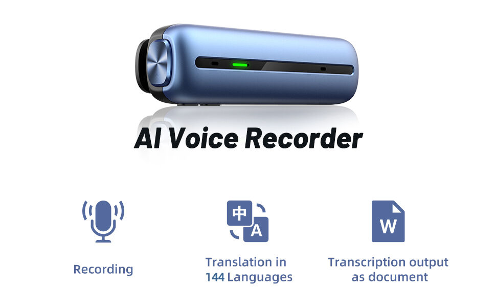 Wooask Manufacturer Sound Recorder Real-time Language Translator Instant Voice Recorder ...