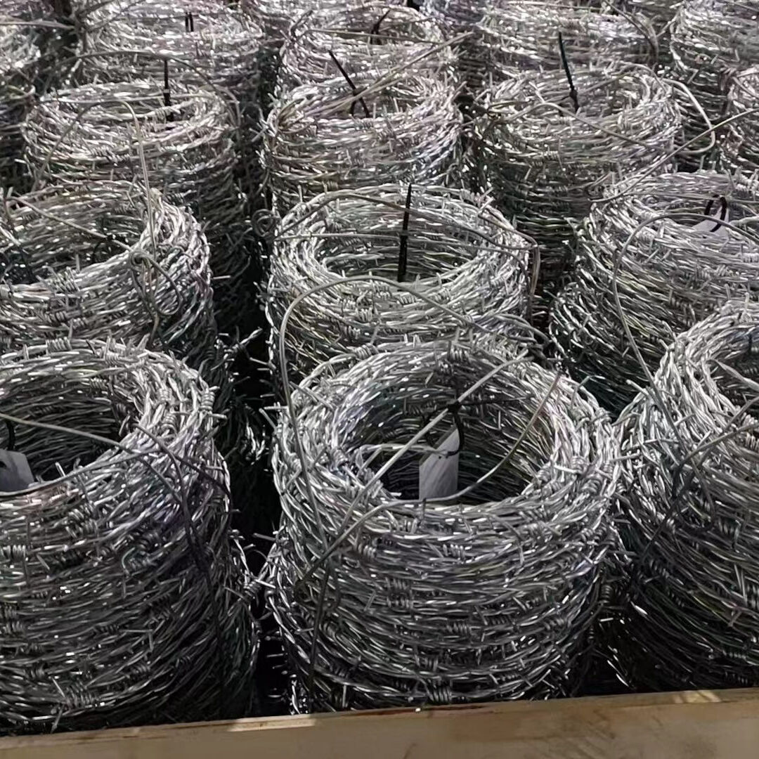 Bwg14x14 Barbed Wire Galvanized Anti-theft Net Barbed Wire Protective ...