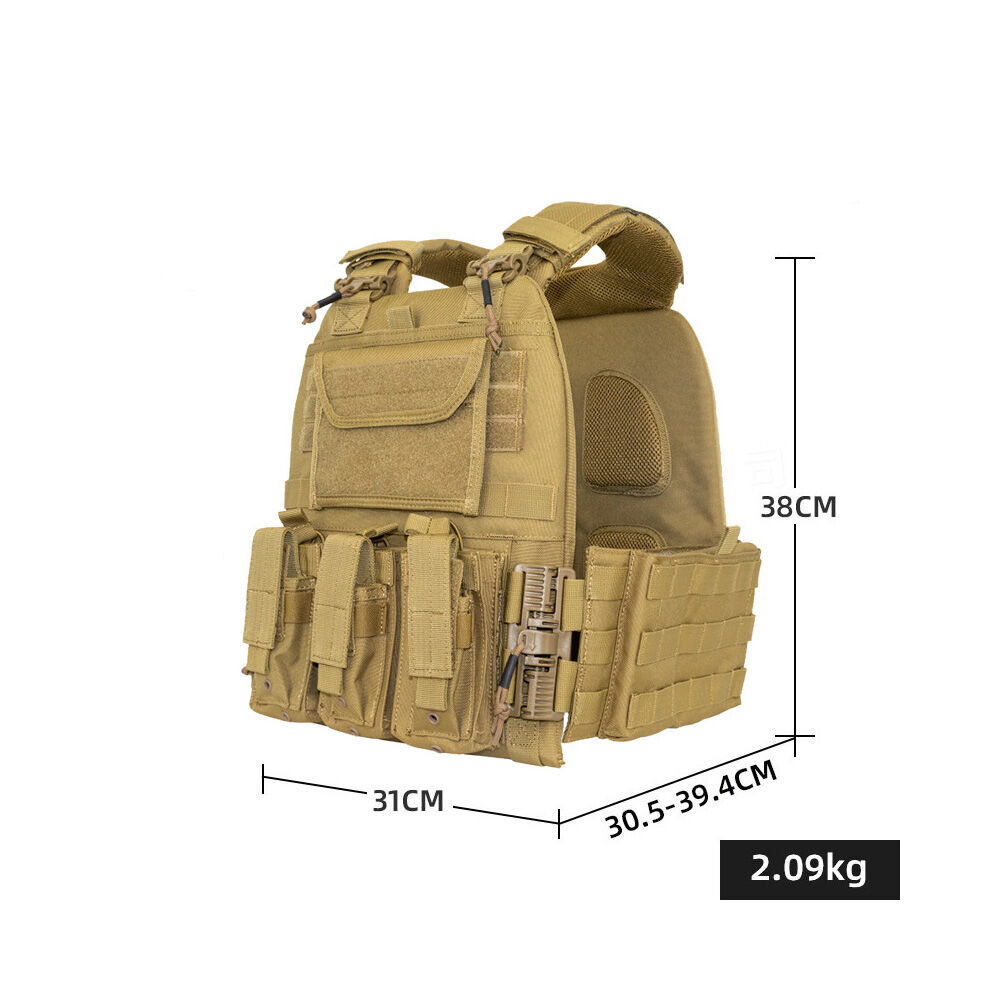 Bulletproof Tactical Vest Oxford Cloth Multi-functional Quick Release ...