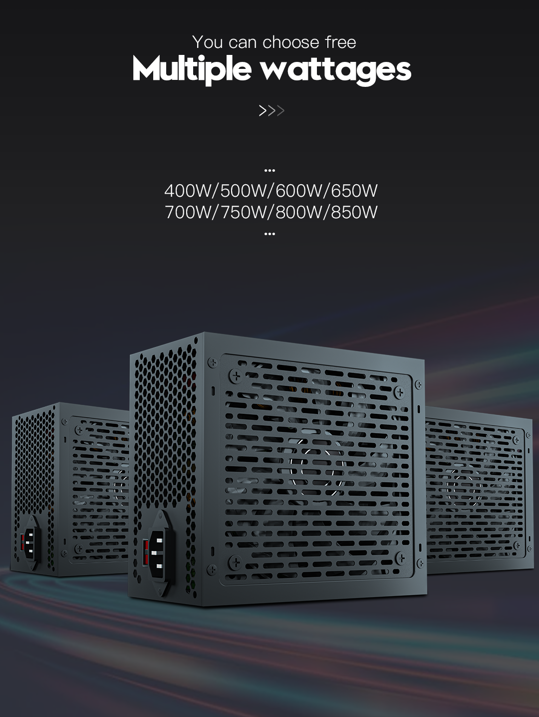 Buy Wholesale China Gaming Computer Psu Power Supply 250wb/300w/400w ...