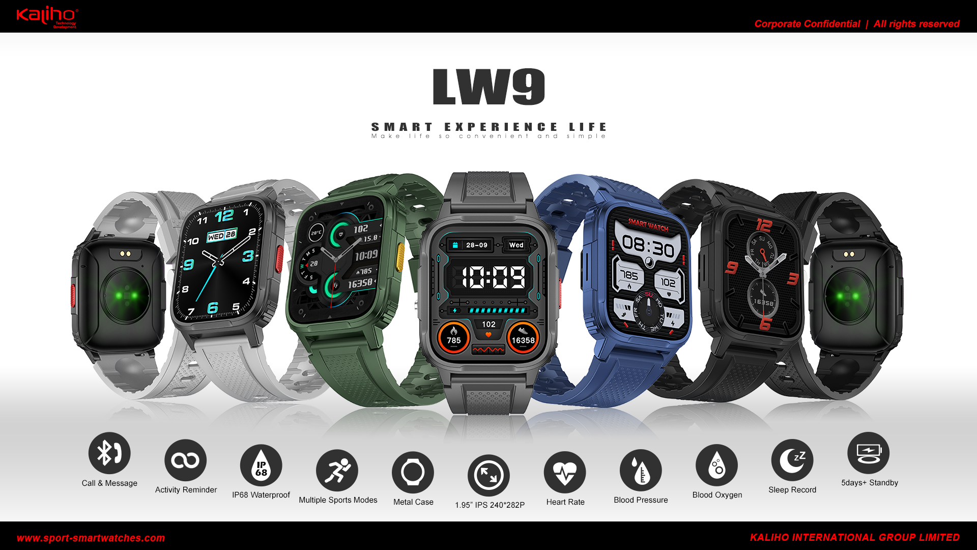 The Fashion Outdoor Sport Watch With 1.95 Inch Ips Screen Lw9 ...
