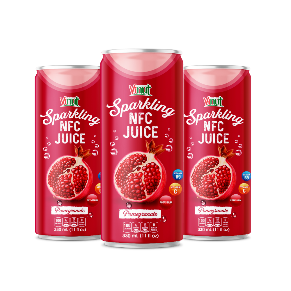 Carbonated Pomegranate Soft Drink 330ml Can Supplier Beverage Free ...