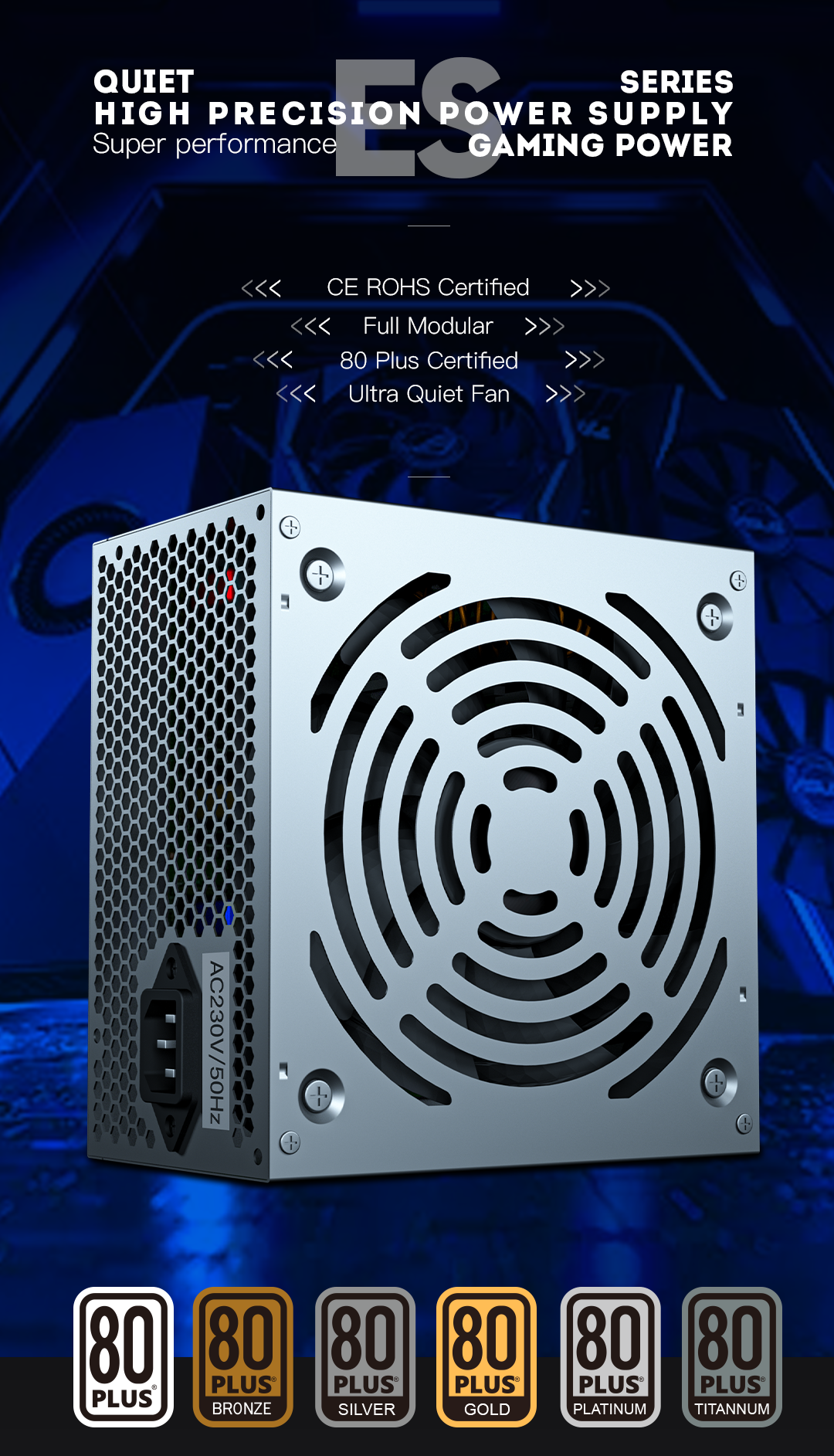 Free Oem Sample Pc Power Supplies Rgb 200wb 230w 250w 300w 400w 450w ...