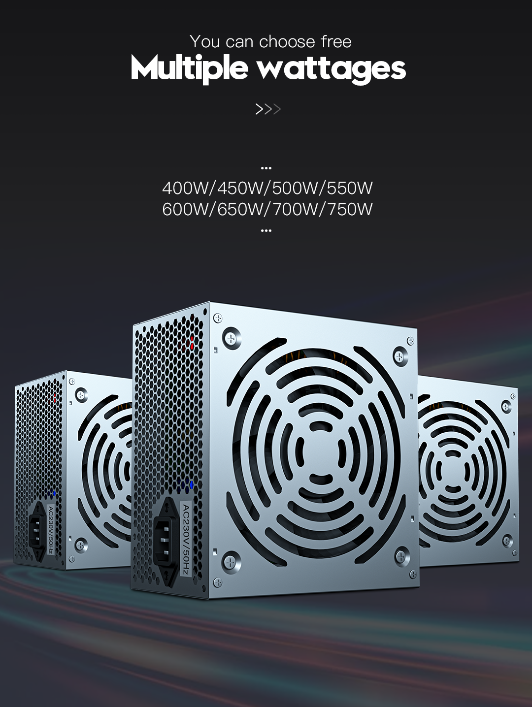 Buy China Wholesale Free Oem Sample Pc Power Supplies Rgb 200we 230w ...