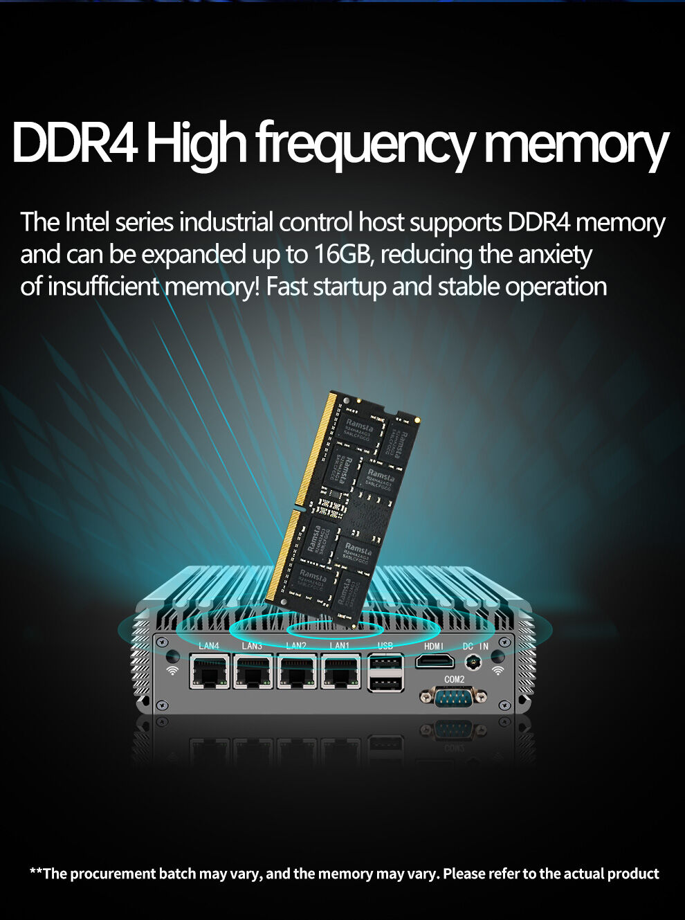 New Soft Router J4125 Pfsense Mini Pc 4*2.5g Lan Support 4g Module Ddr4 ...