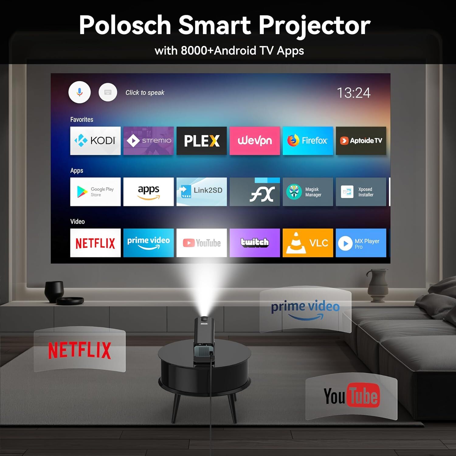 Upgread Hy300 4k Projector Oem/odm F'ty Smart Home Theater Android 11.0 ...