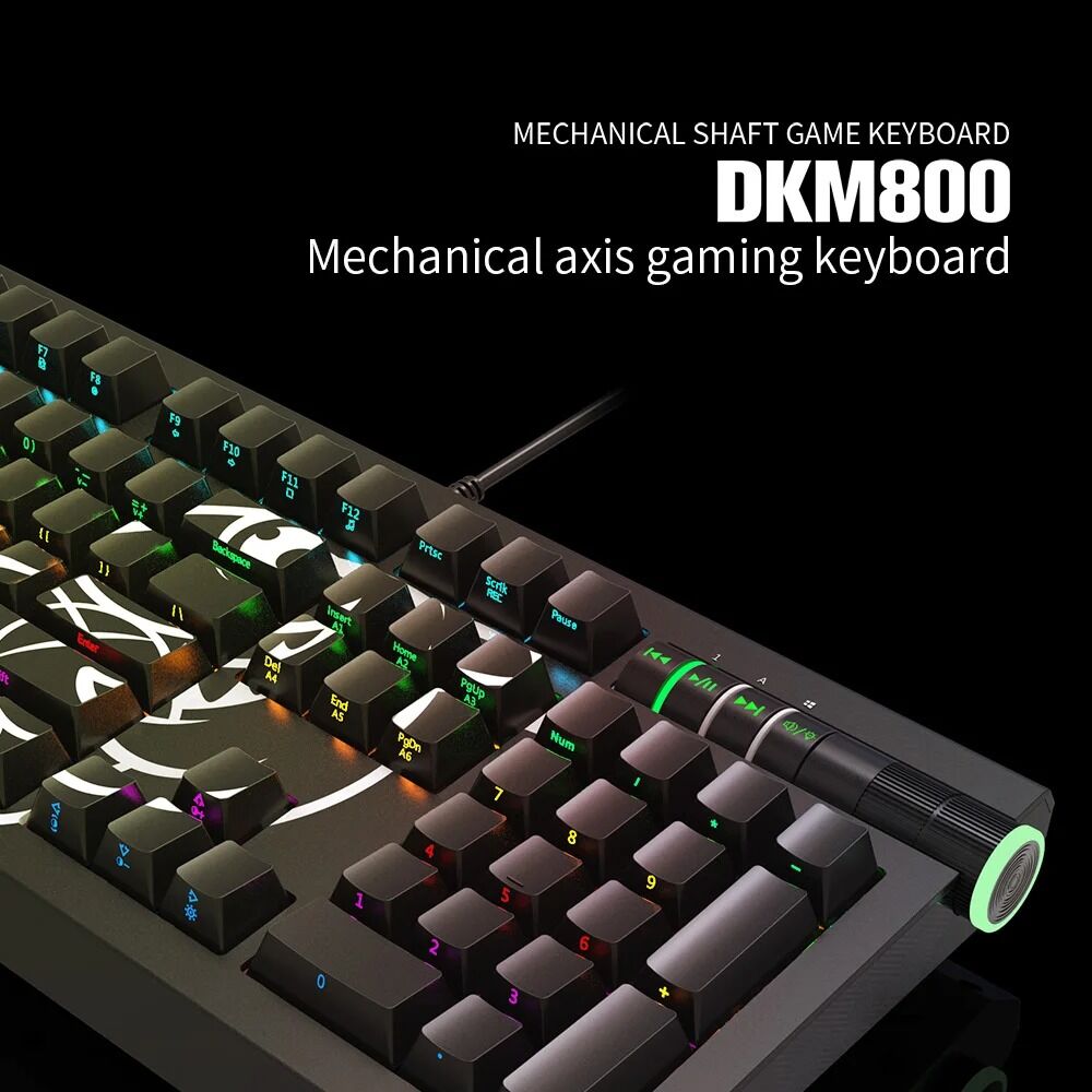 Oem Dkm800 Mechanical Gaming Keyboard Rgb Lighting Effects Programmable ...