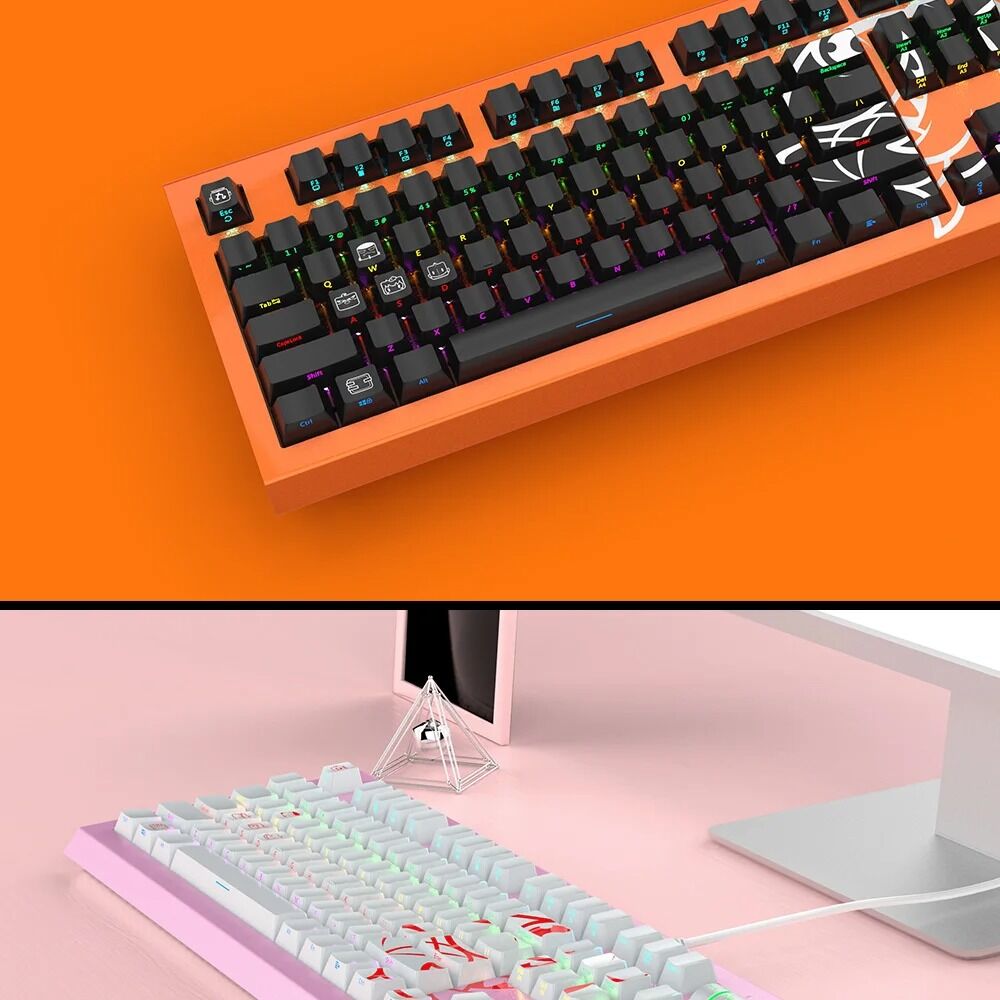 Oem Dkm800 Mechanical Gaming Keyboard Rgb Lighting Effects Programmable ...