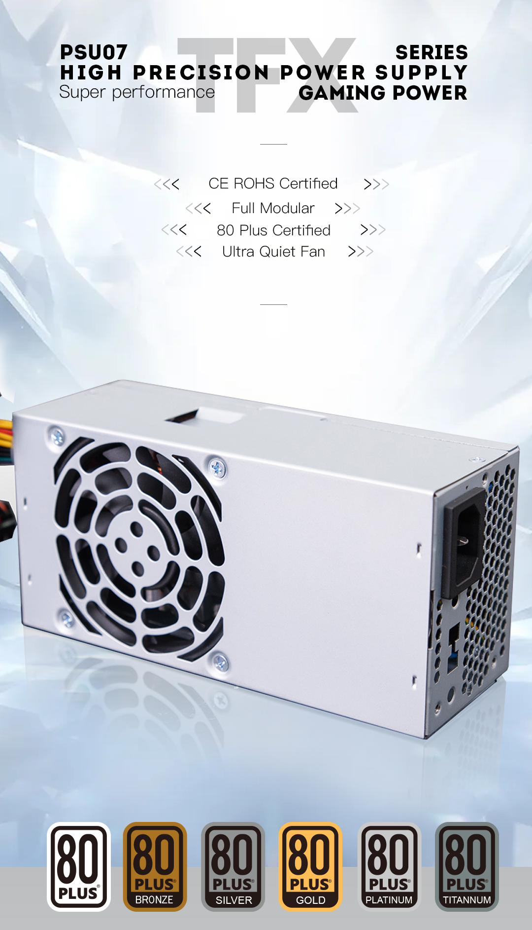 Ac 115v/240v With Switch Computer Psu 1u 180w Power Supply Flex ...