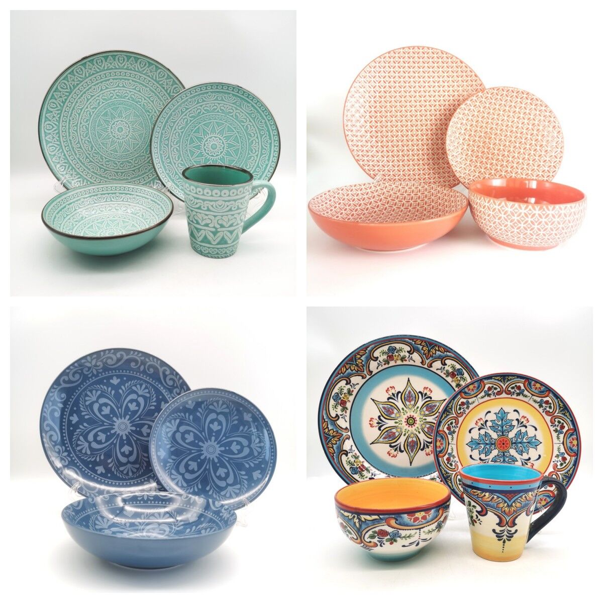 Bulk Buy China Wholesale Oem Stoneware Dinner Set 16pcs Royal Luxury ...