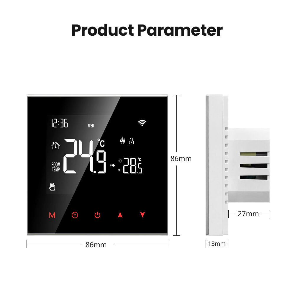 Tuya Smart Wifi Lcd Digital Temperature Thermostat Functional Electric ...