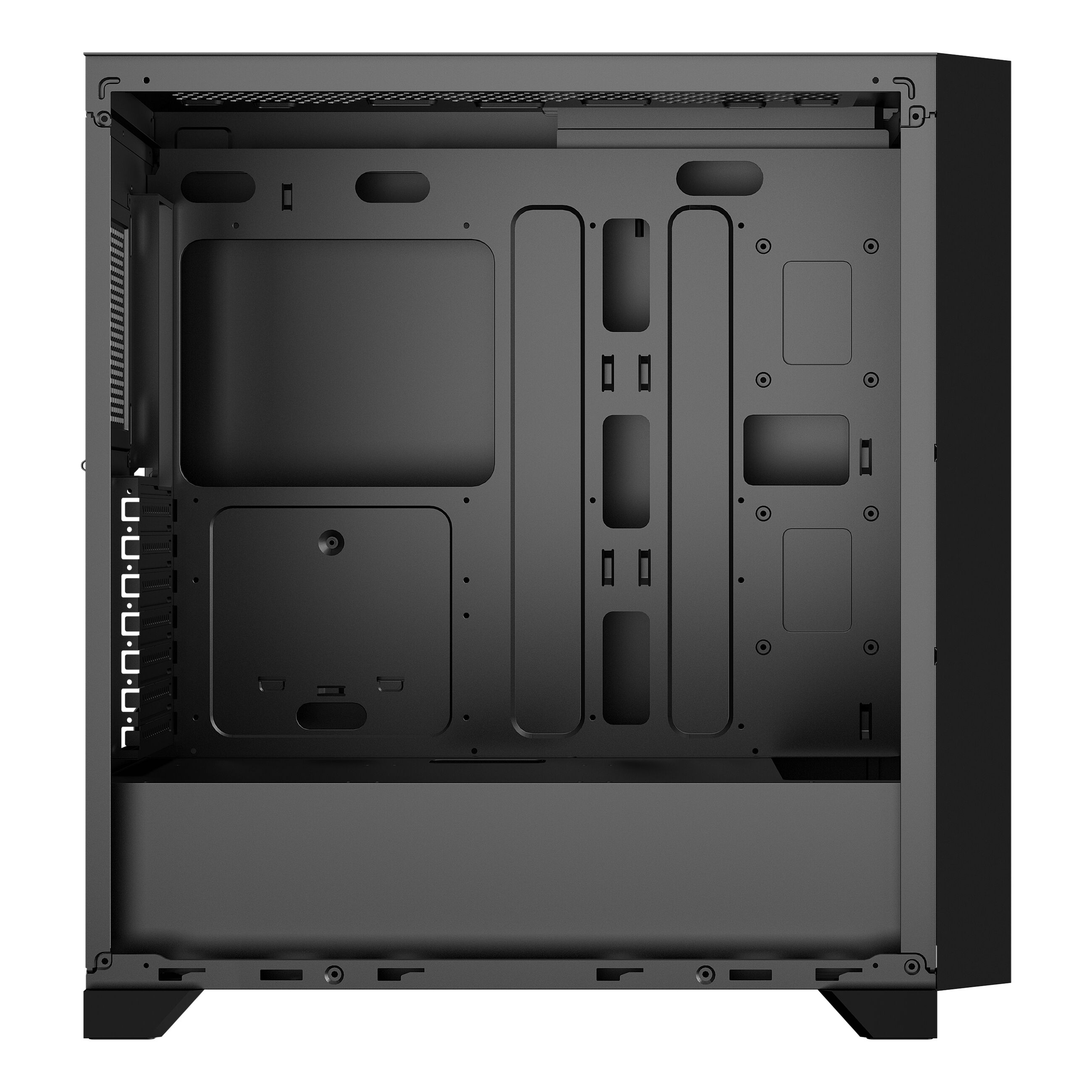 Hot Sales Gaming Eatx Pc Mid Tower Gaming Pc Cases With Rgb Fans& Glass ...