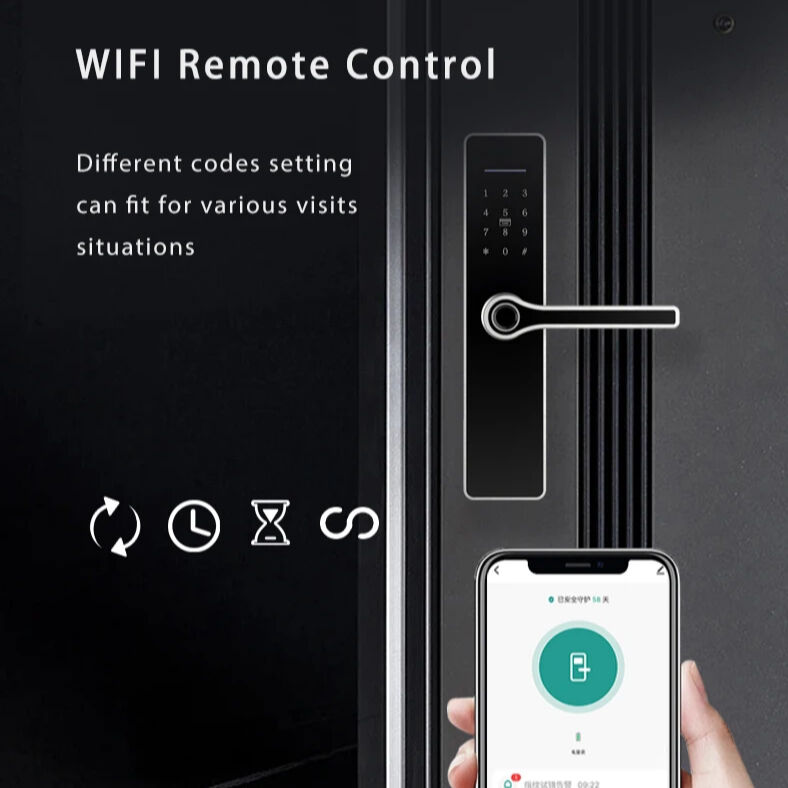 2023 Modern Design New Home Electronics Unlock Digital Door Lock Smart Card Lock 5050 Mortise ...