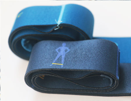 Stretchy Elastic Band 3d Raised Silicone Printing Elastic Webbing Non ...