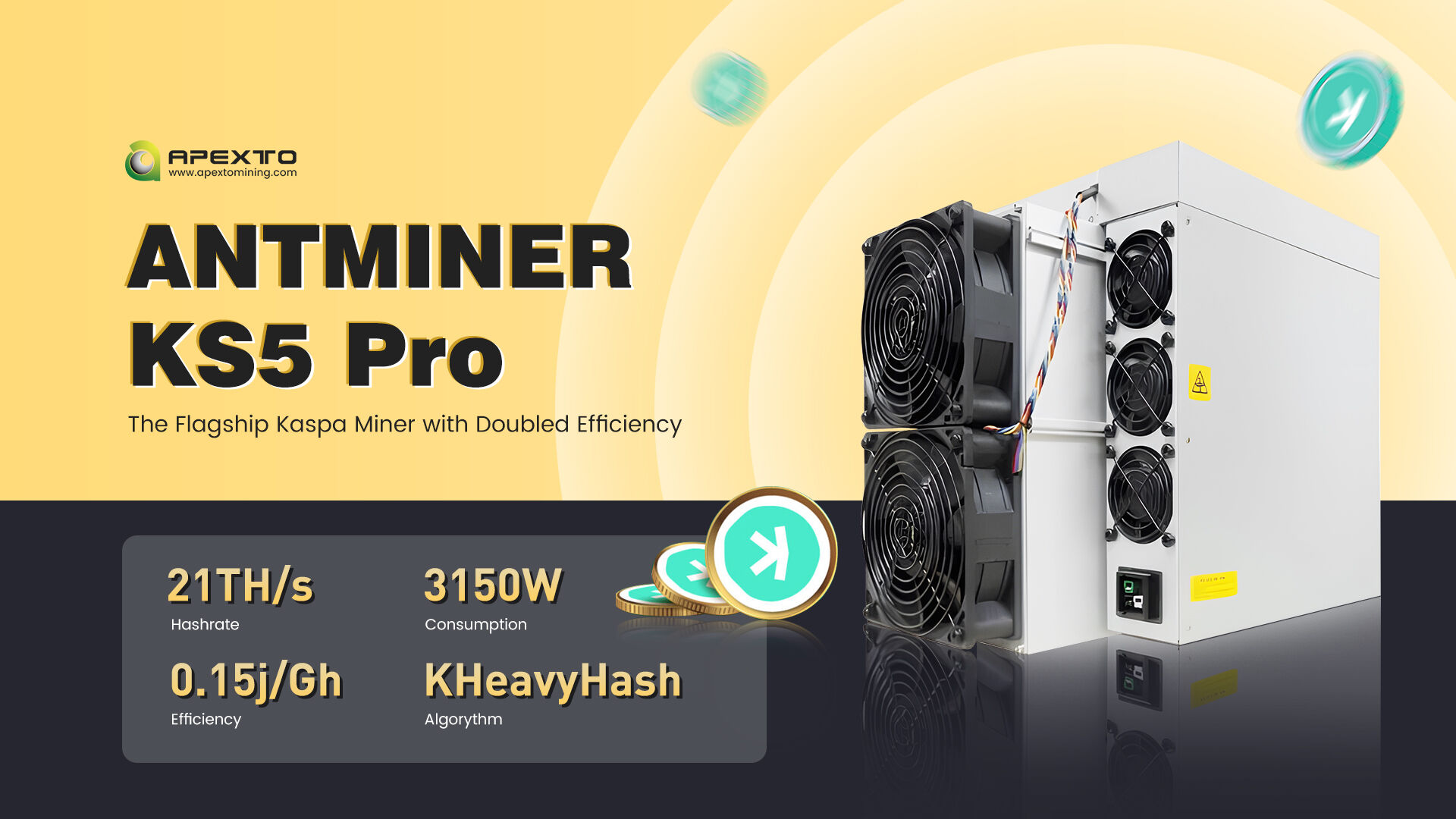 Buy Wholesale China Newest Asic Kas Miner Bitmain Ks5 20t Antminer Ks5 Pro 21t Kaspa Kheavyhash ...