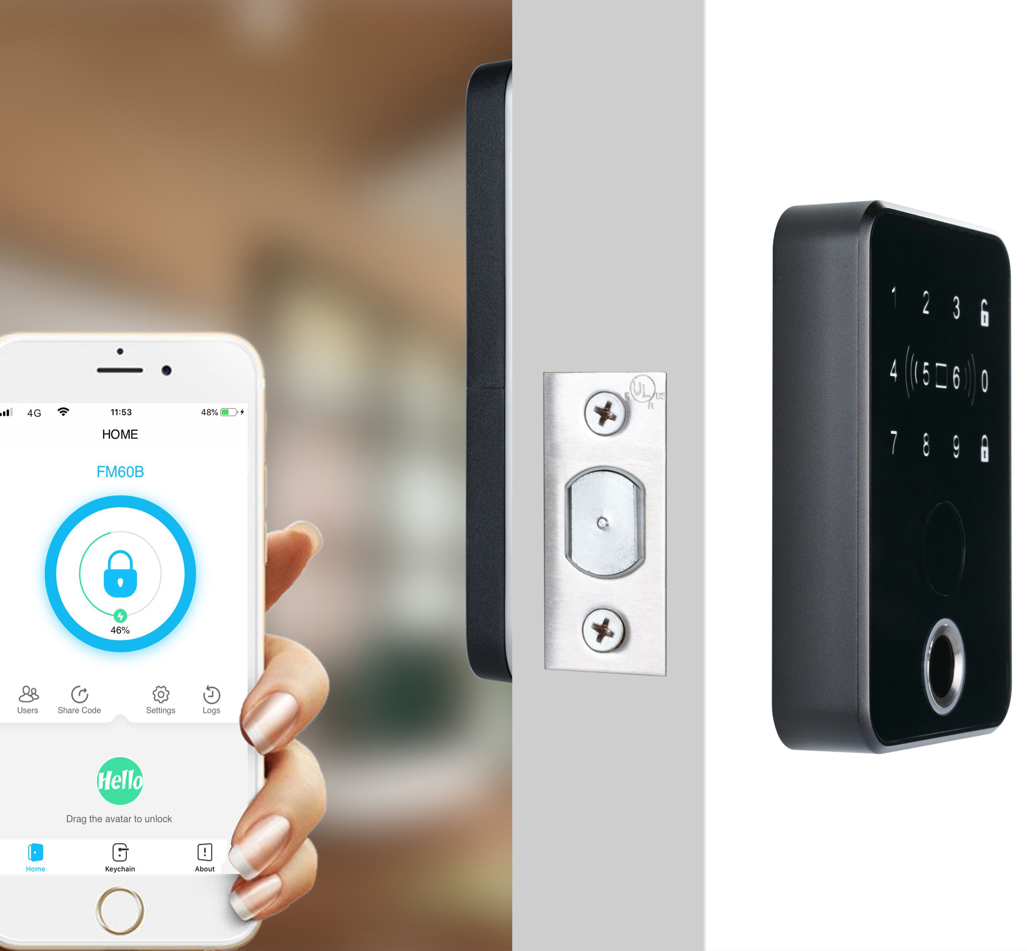 Sinovo Wholesale Price Hotel Safe Security Keypad Key Smart Deadbolt ...