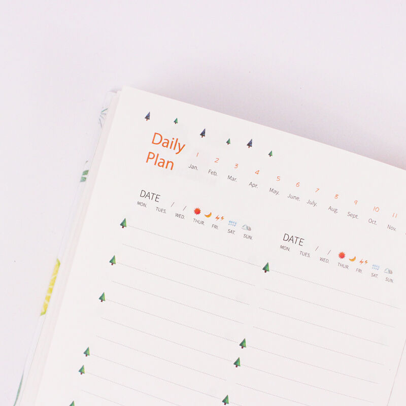 365 Days Cute List Diary Notebook Planner Colorful Inner Page Notepad ...