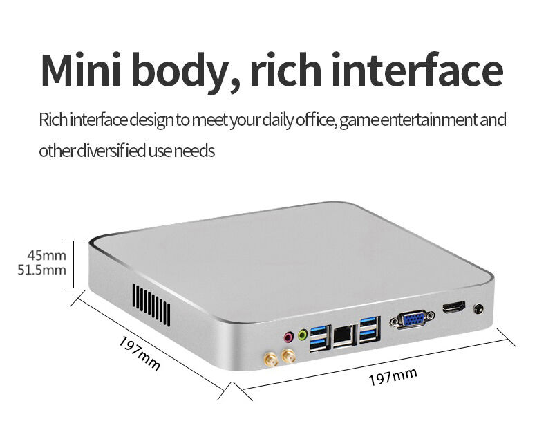 Yingchi Cheap Mini Pcs Core 10th I3 10100 I5 10400 Support Touch Screen ...