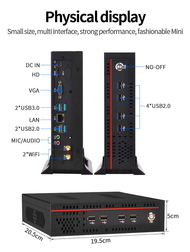 Business Mini Pc Wholesale Celeron J4125/n5095 Low Power 4k Hd Display ...