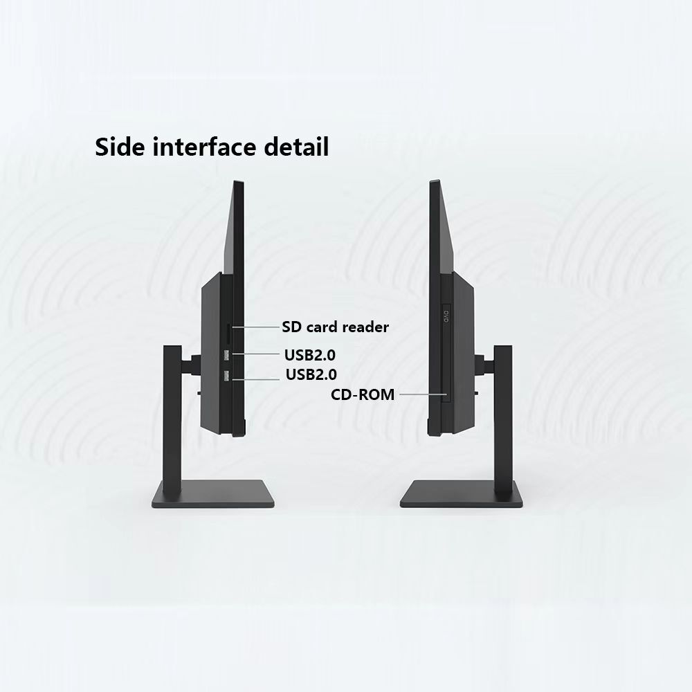 Aio Pc 23.8 Inch Learning Home Office Desktop All In One Computer I7 I5 Processor All In One Pc ...