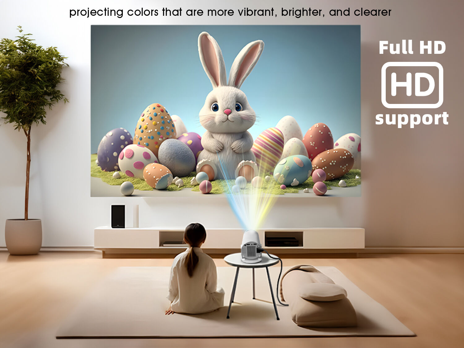 2024 Wholesale Portable Cinema Pocket Projector Support Hd 1080p ...