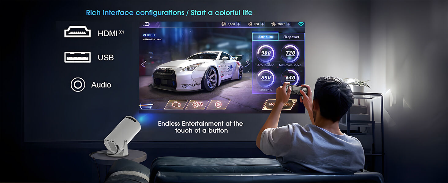 2024 New F18 Android 11 Small Mobile Education Portable 150 Ansi Lumen ...