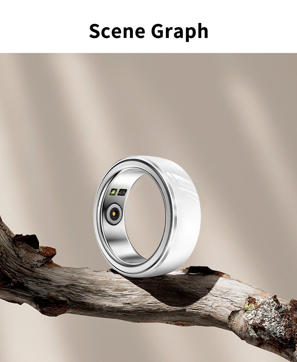 Smart Ring With Blood Pressure Heart Rate Fitness Sleep Tracker ...