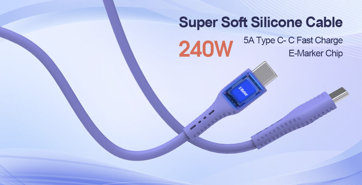 Buy China Wholesale E-mark Usb C Pd Cable 240w 1m, Type-c Pd 240w Cable ...