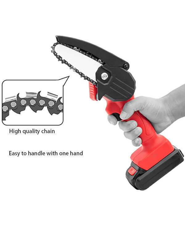 Ananke Tools Mini 4/6 Inch Cordless Electric Chain Saws With Security ...