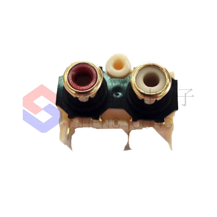 Manufacturer Supplier Two-hole Color Series Rca Jack Rca Connector Jack ...
