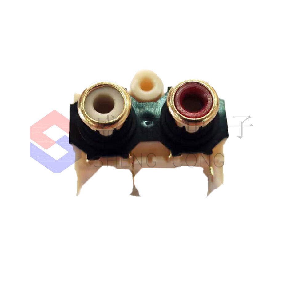 Manufacturer Supplier Two-hole Color Series Rca Jack Rca Connector Jack ...